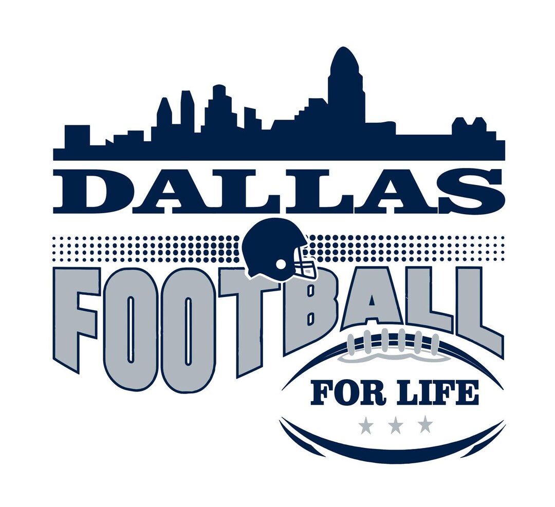 Dallas Football SVG: Cowboys Design, Cricut, Sublimation (digital ...