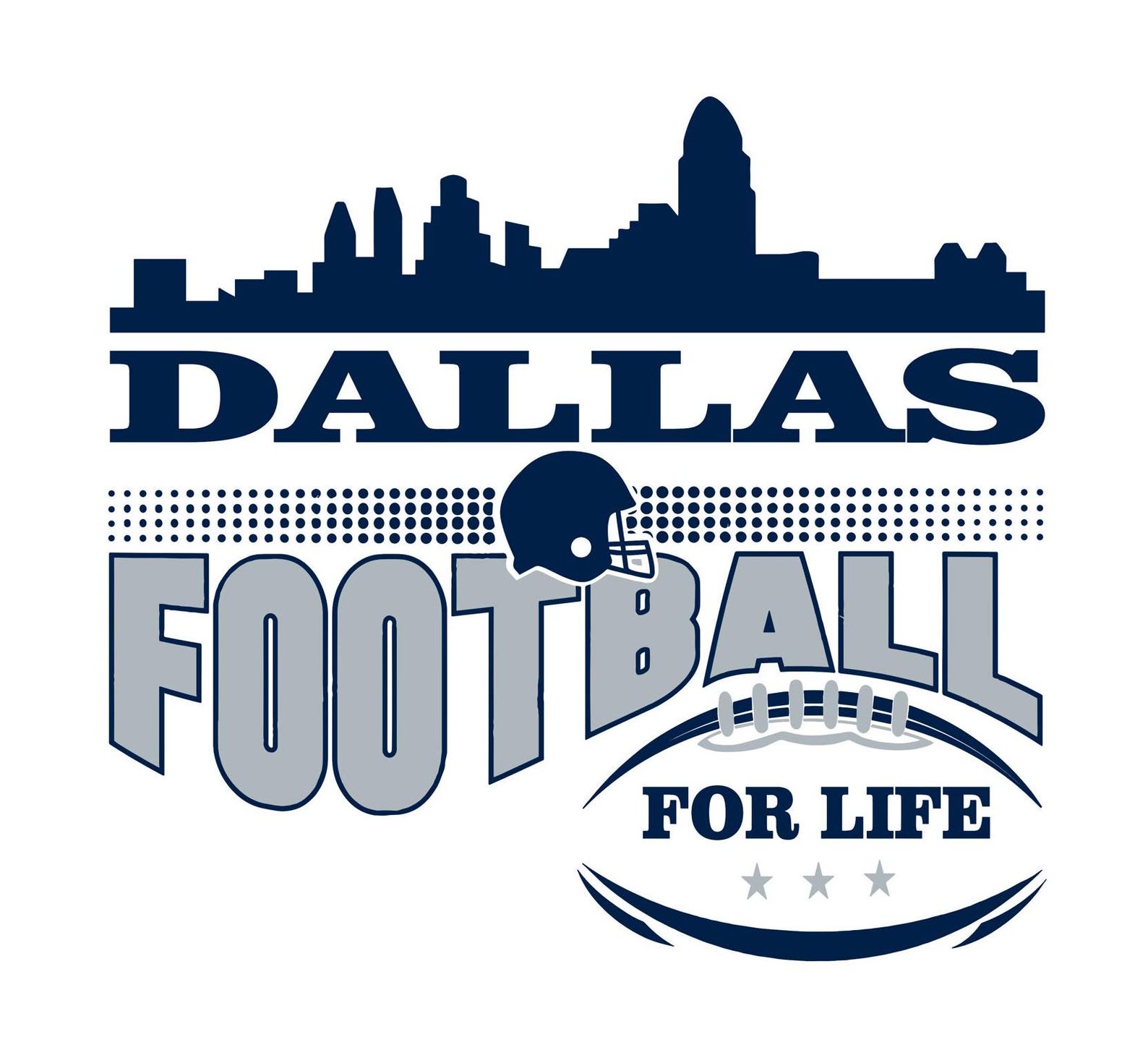 Dallas Football SVG: Cowboys Design, Cricut, Sublimation (digital ...