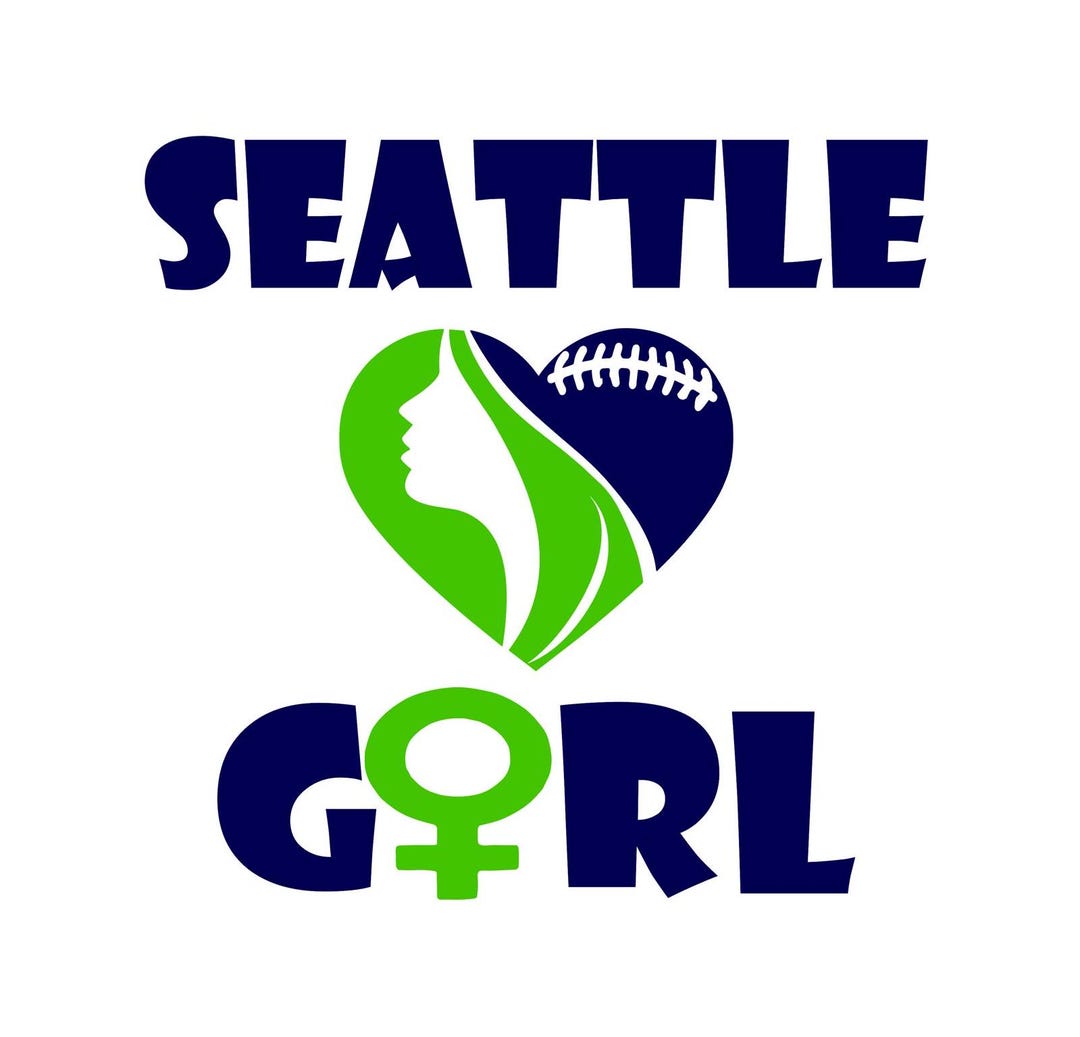 Seattle Football Fan Art Design for Printing, Cutting and Sublimation ...