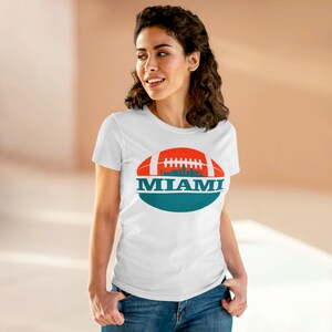 Miami Football Inspired Design With Skyline for Printing, Cutting and ...