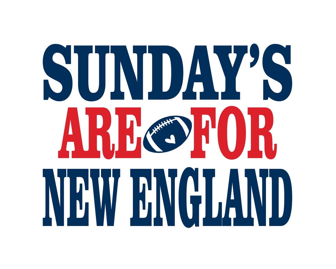 New England Boston Football Design for Printing, Cutting and ...