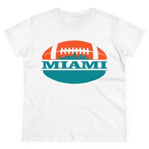 Miami Football Inspired Design With Skyline for Printing, Cutting and ...