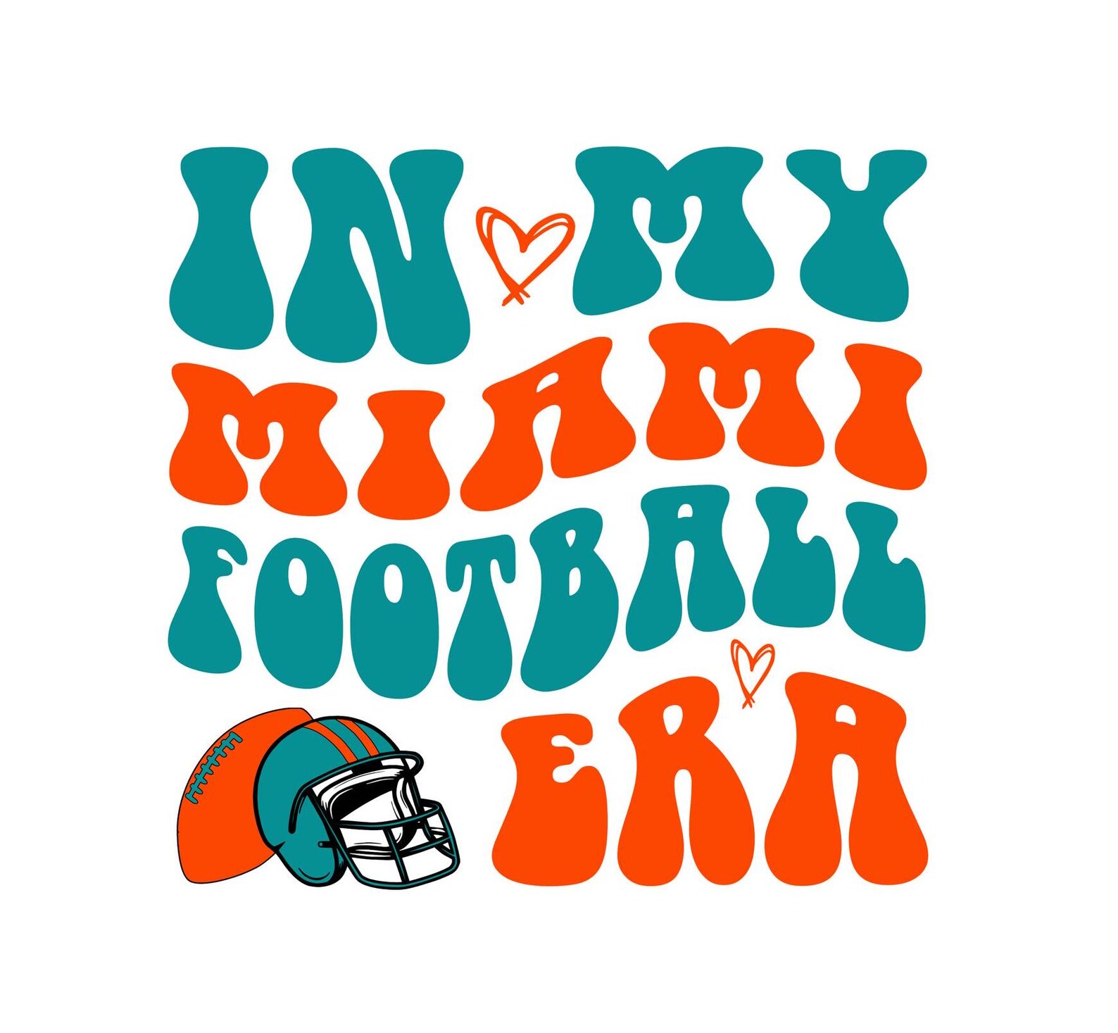 Miami Football Era Design (svg, Png, Eps, Dxf), Cricut Silhouette ...
