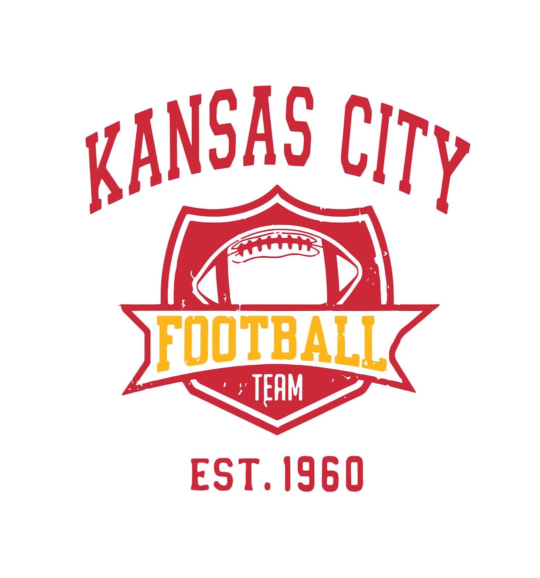 Kansas City Football SVG-PNG: Chiefs Design (digital Download) - Etsy