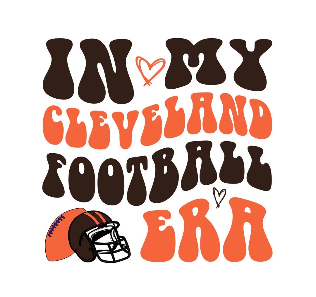 Cleveland Football Design Perfect for Printing, Cutting and Sublimation ...