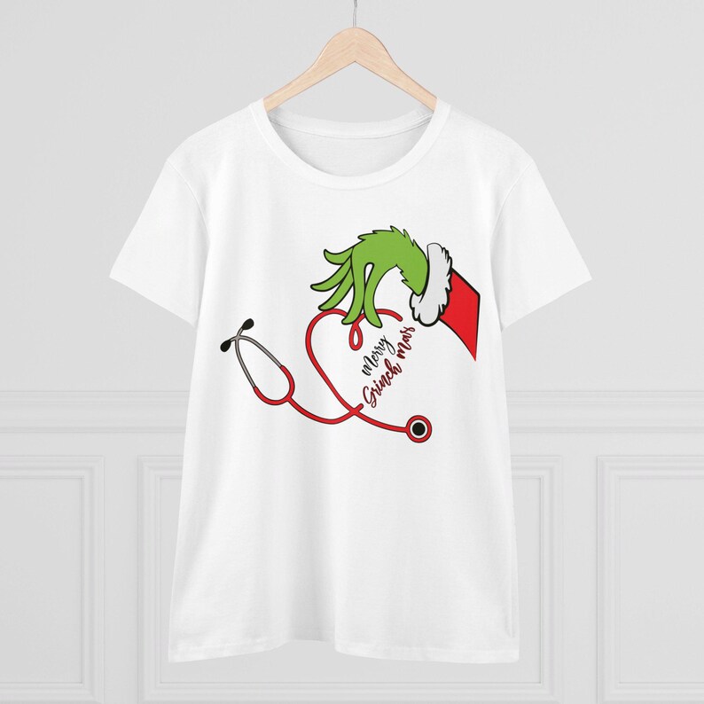 Nurse Stethoscope SVG, Merry Grinchmas PNG (digital Download) - Etsy