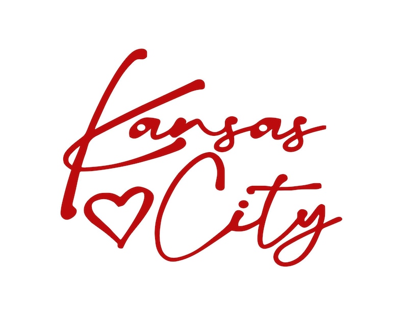 Kansas City SVG PNG: Football Clipart (digital Download) - Etsy