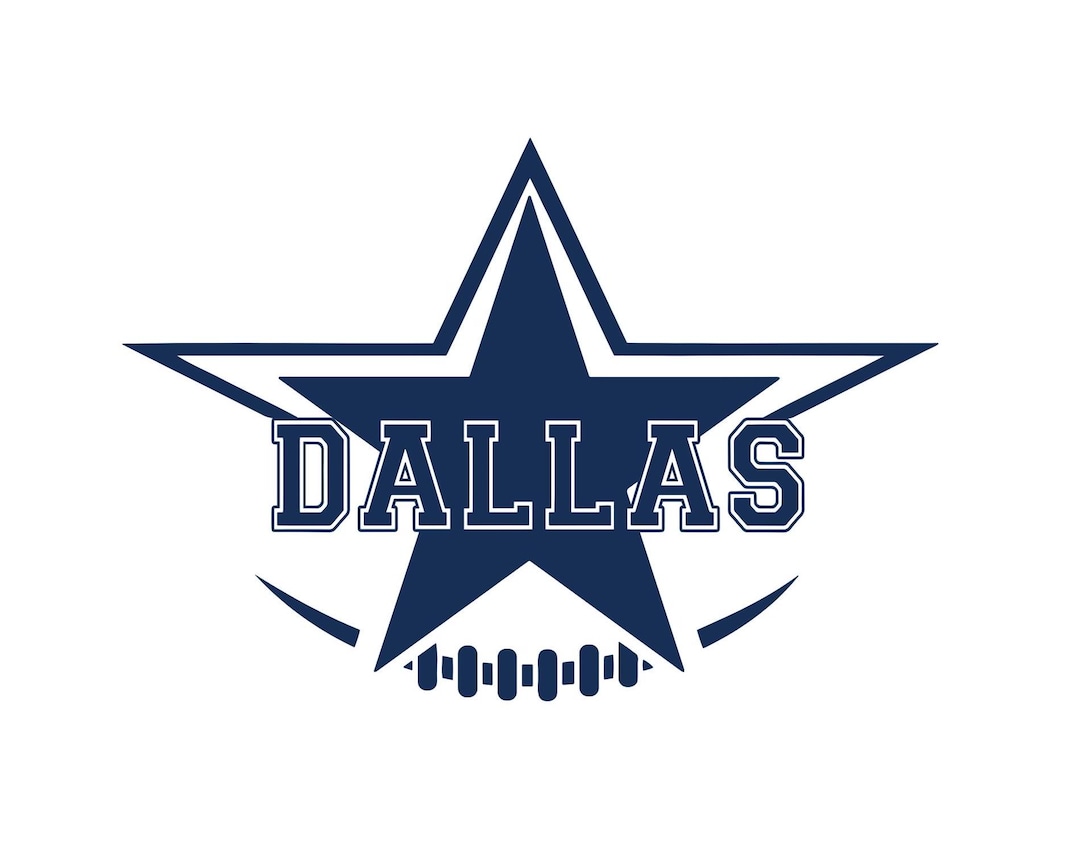 Dallas Football SVG: Star Cowboys, Cricut, Sublimation (digital ...