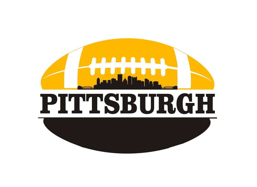 Pittsburgh Football Skyline Art (svg, Png, Eps, Dxf) (digital Download ...
