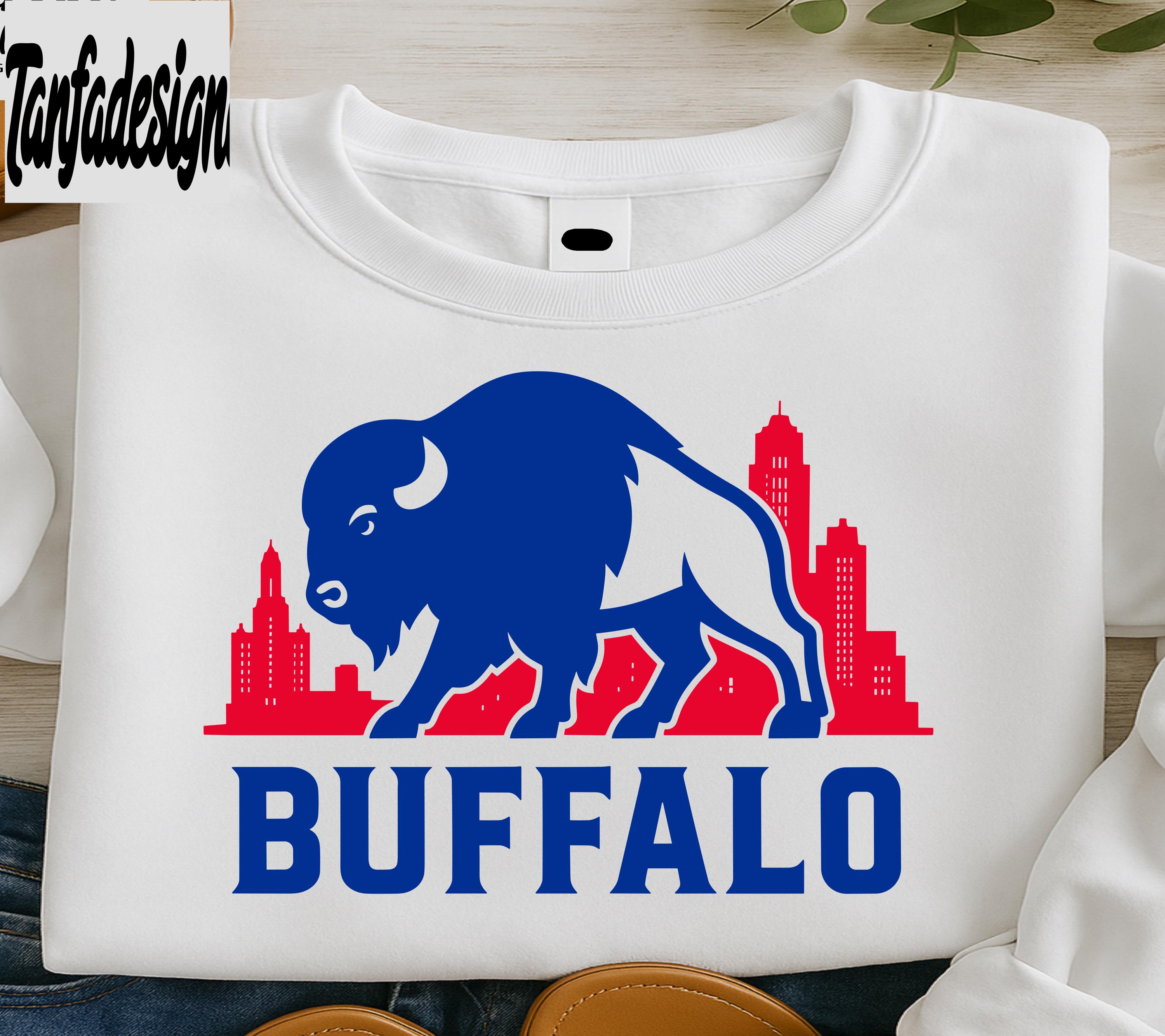 Buffalo Football Skyline Design (svg, Png, Eps, Dxf) (digital Download ...