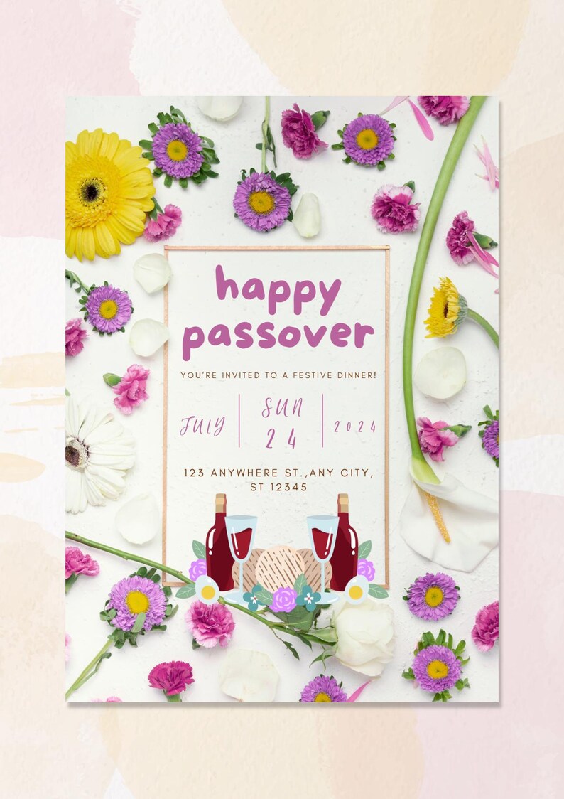 Passover Invitation - Etsy