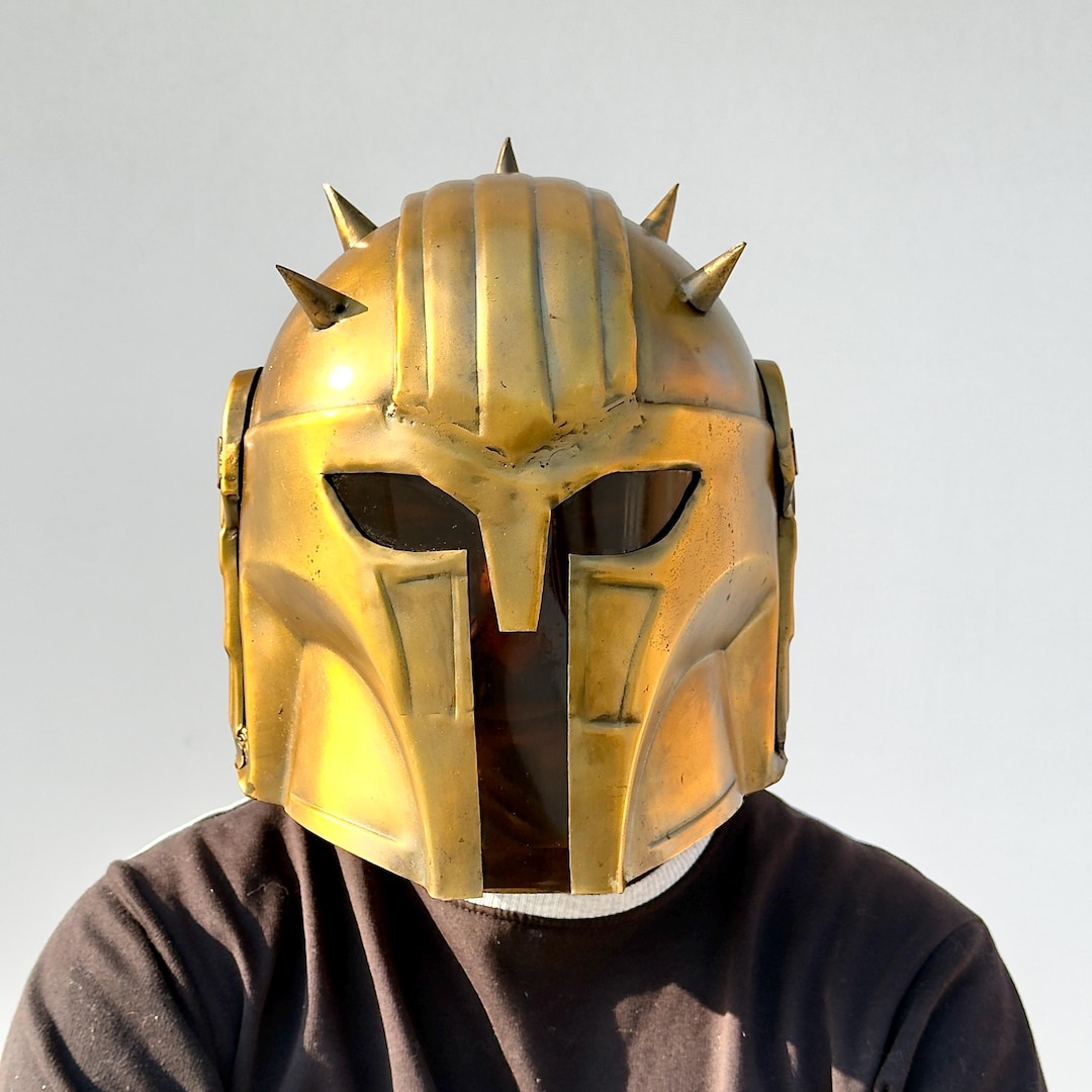 Mandalorian Blacksmith Steel Helmet and Armor Cosplay Costume - Star ...