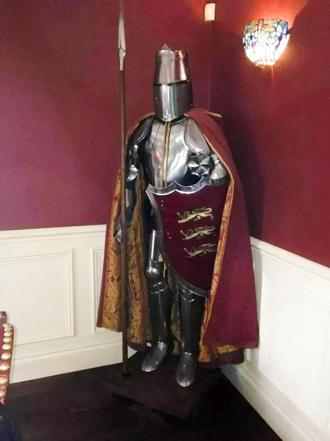 Medieval Crusader Armor Set, Wearable Full Body Knight Suit for LARP ...