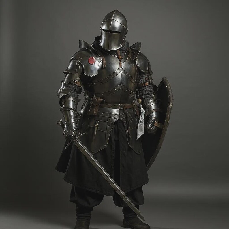 Barbute Full Armor Suit | Full Body Plate Armor for Medieval ...