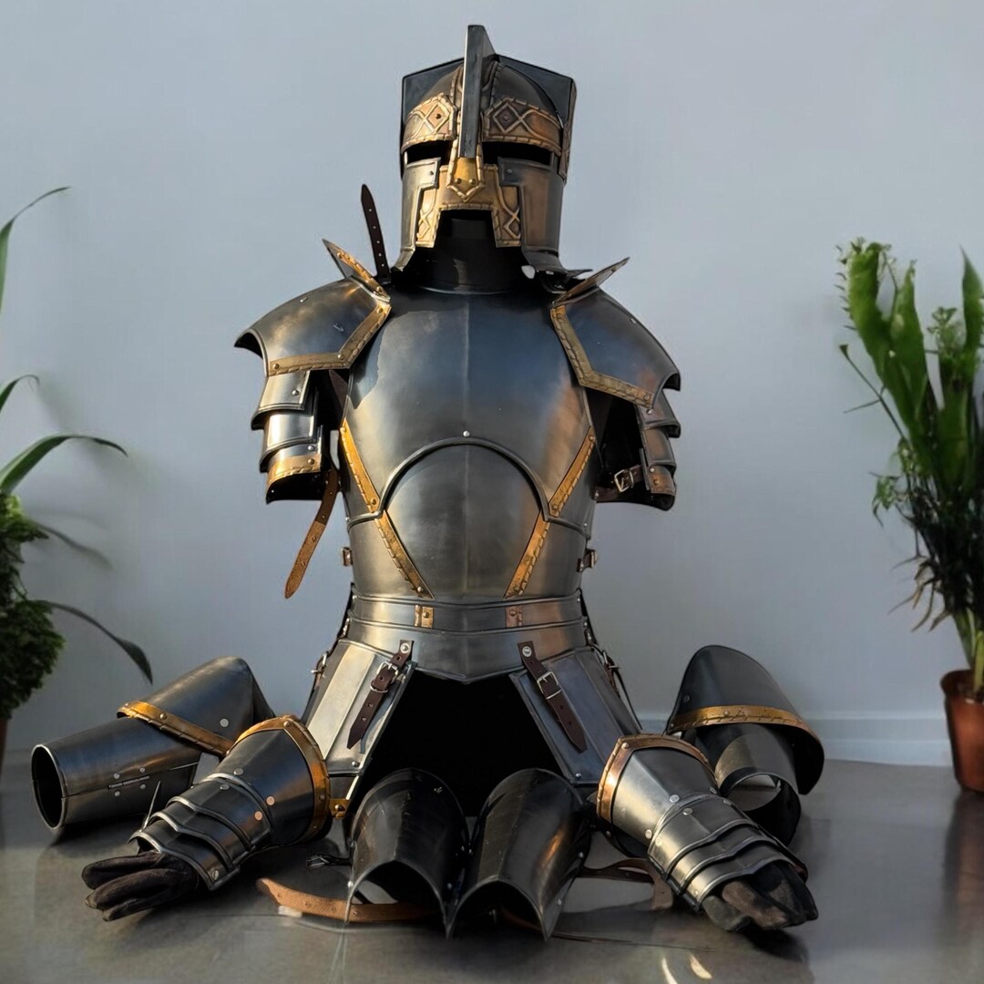 Moria Dwarf Dwarven Steel Knight Armor Suit Full Body Armor With ...