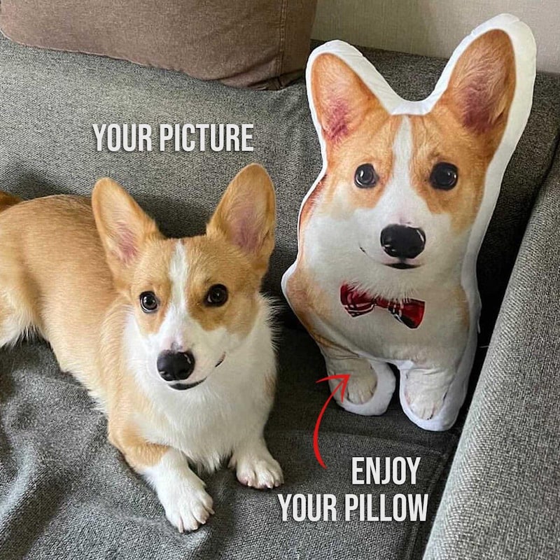 3d Dog Shaped Pillow - Etsy