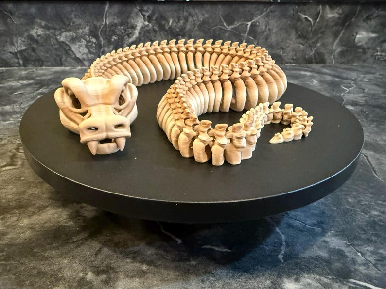 Flexi Factory Skeleton Snake - 3D Printed Articulating - Etsy Australia