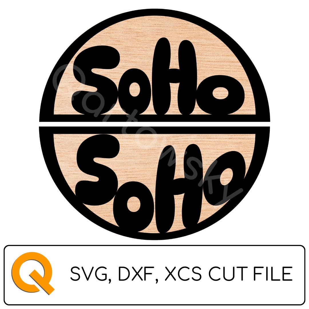 Fridge Magnet SVG | Laser Cut Digital File | Wood Magnet Design | Soho ...