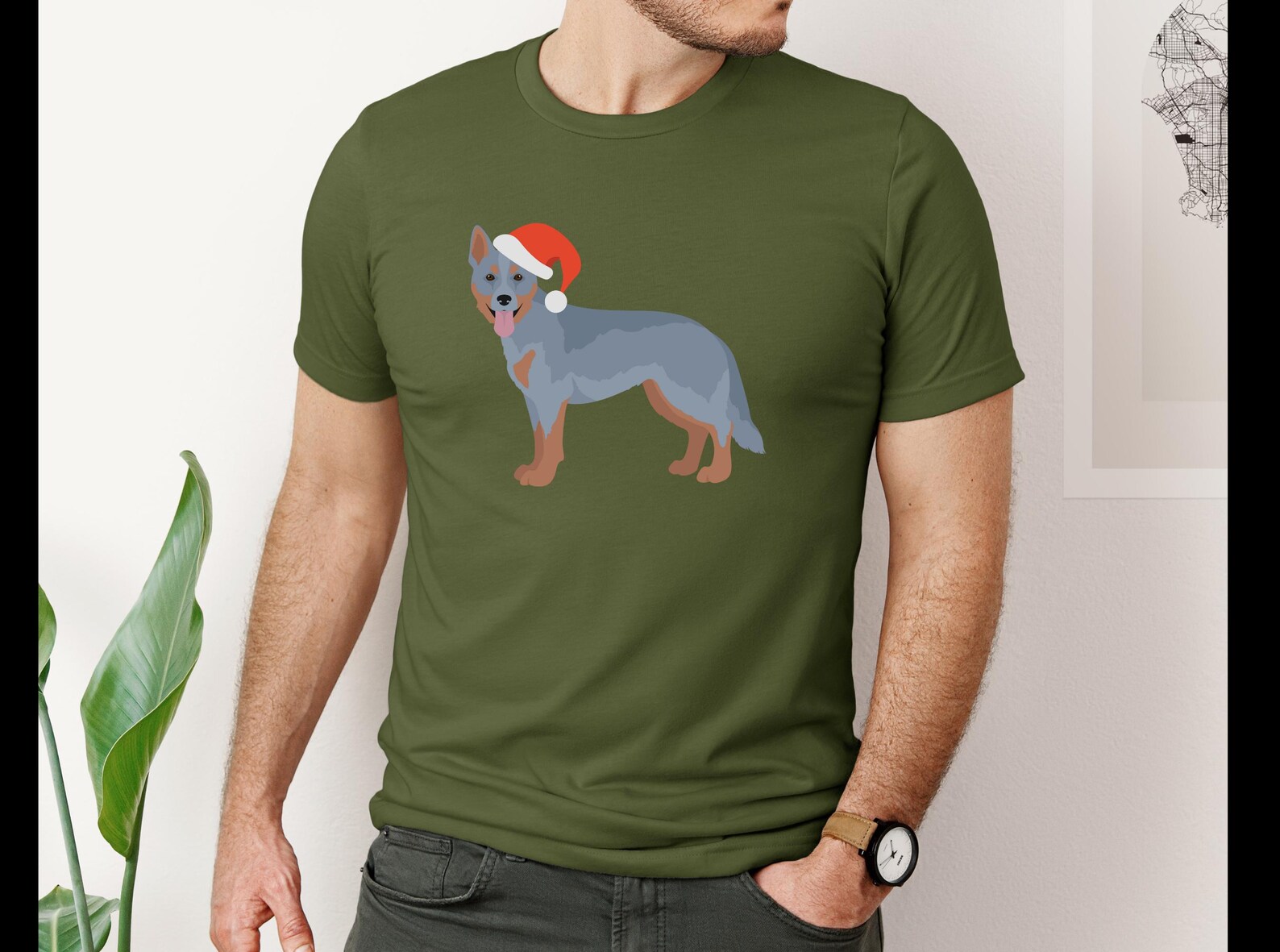 Blue Heeler Shirt, Blue Heeler Christmas, Red Heeler, Blue Heeler ...