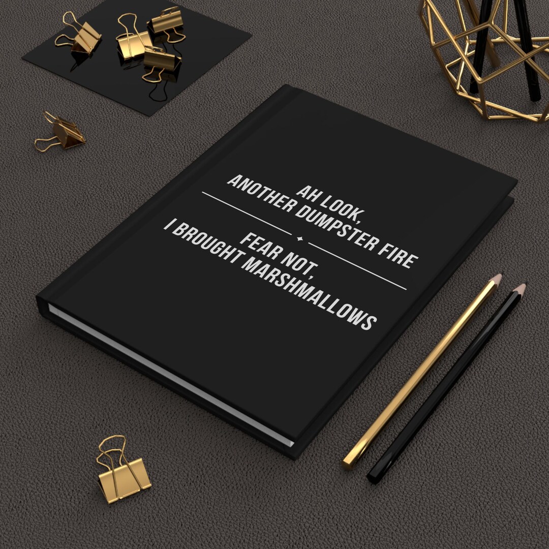 Dumpster Fire Work, Coworker Journal, Coworker Notebook, Coworker ...