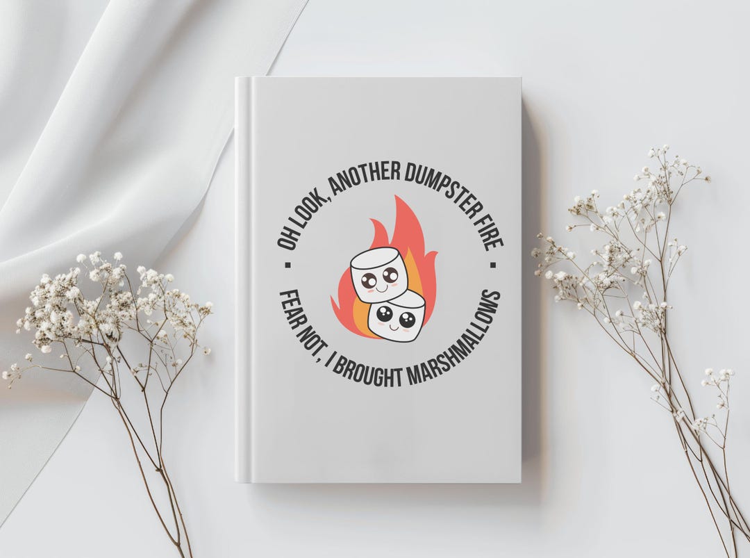 Dumpster Fire Work, Coworker Journal, Coworker Notebook, Coworker ...