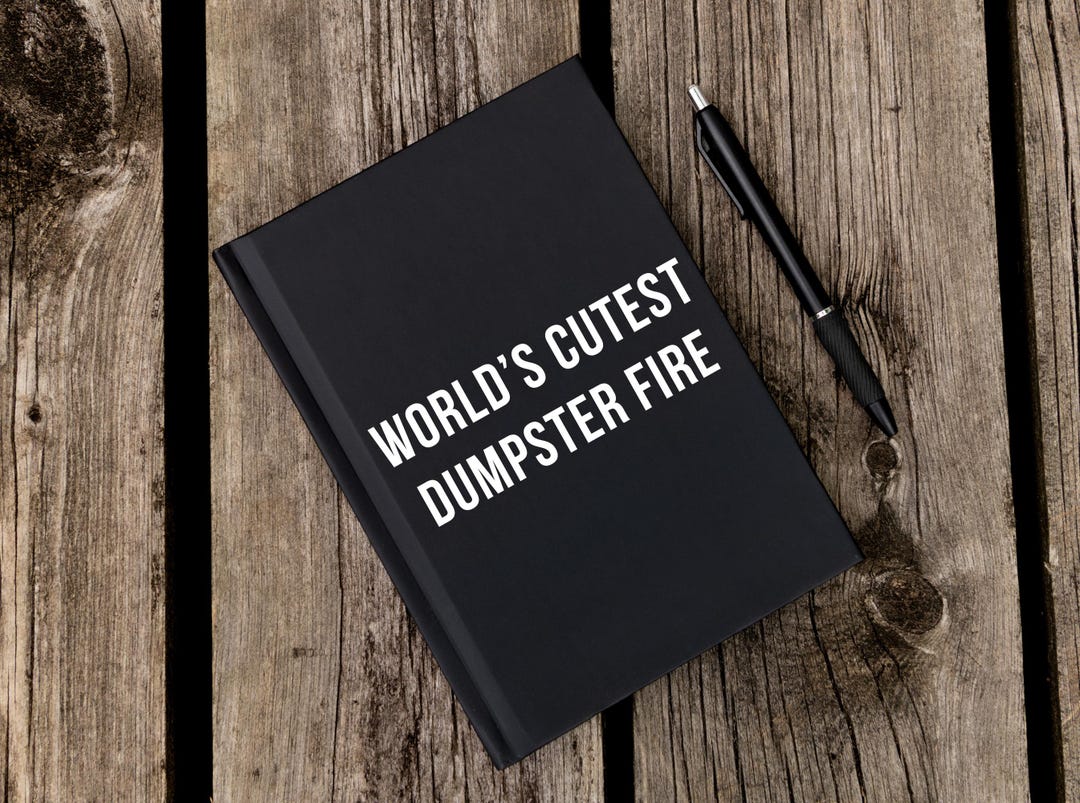 Cutest Dumpster Fire, Coworker Journal Notebook, Coworker Farewell ...