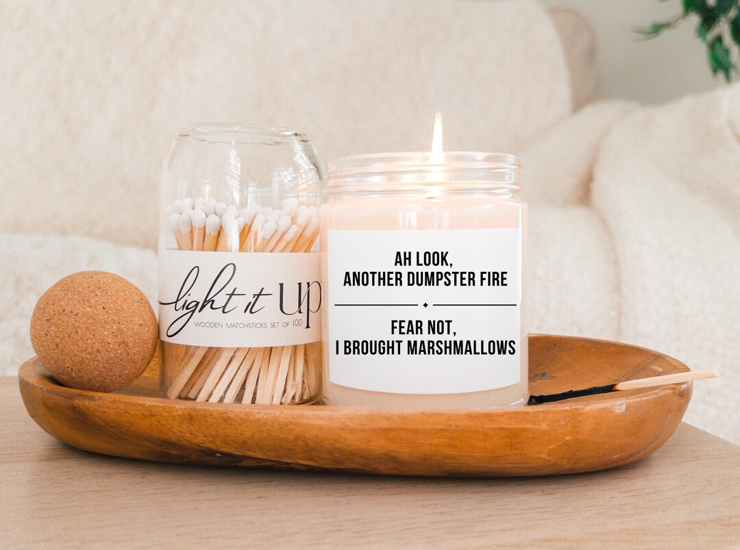 Dumpster Fire, Coworker Candle, Coworker Stocking Stuffer, Coworker ...