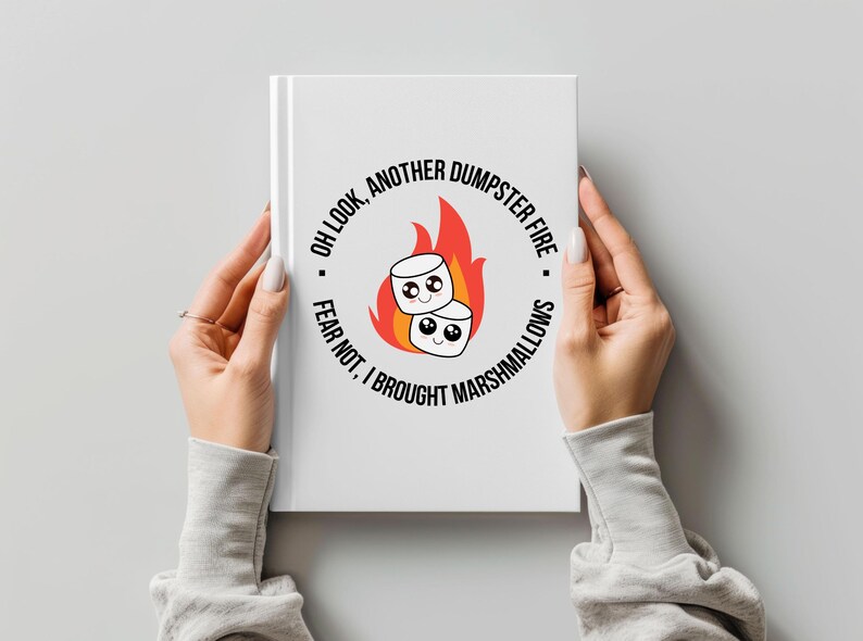 Dumpster Fire Work, Coworker Journal, Coworker Notebook, Coworker ...