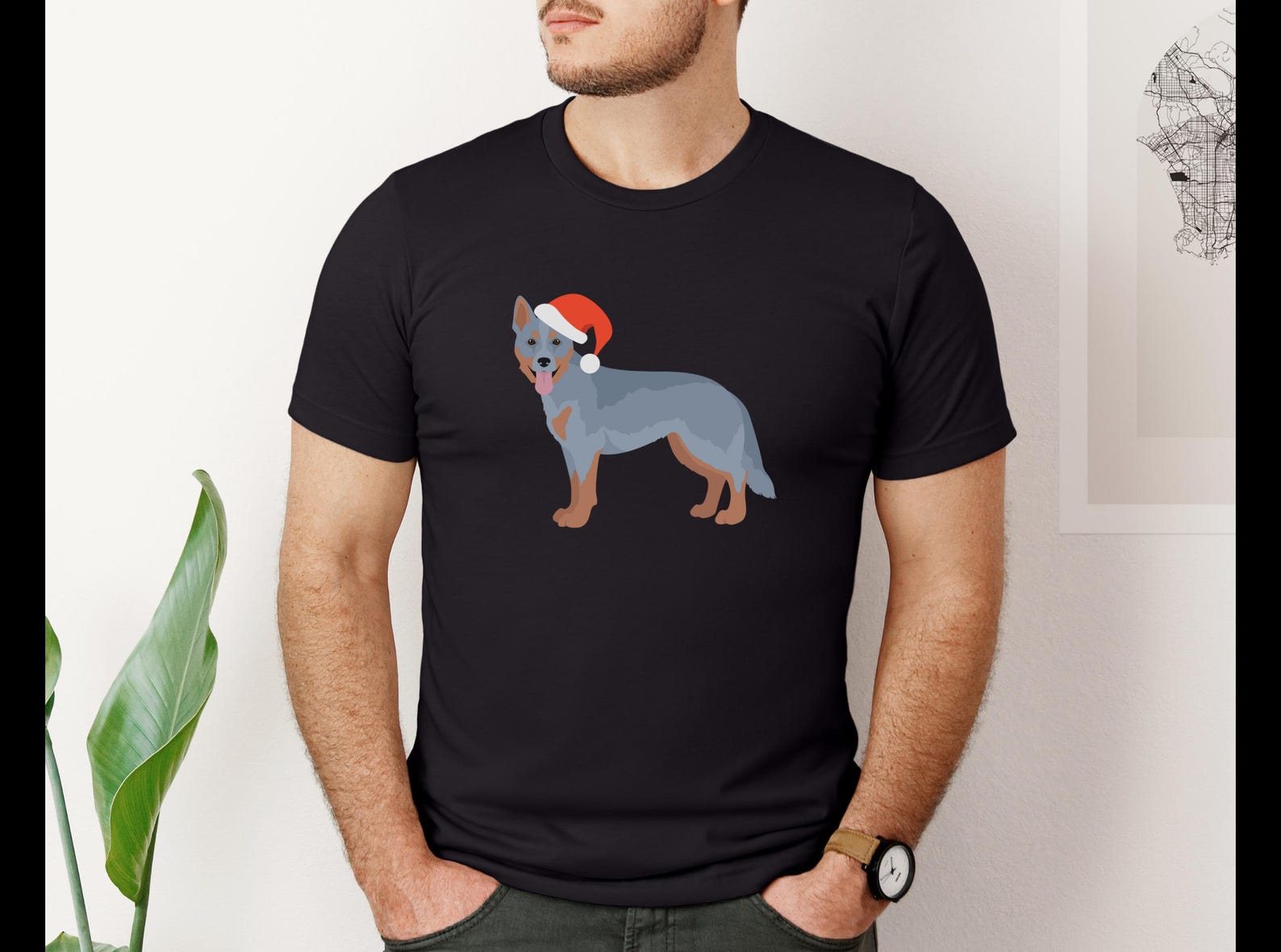 Blue Heeler Shirt, Blue Heeler Christmas, Red Heeler, Blue Heeler ...