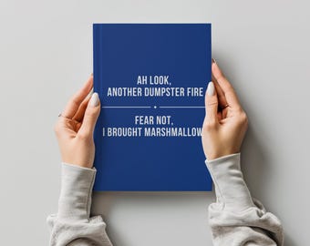 Dumpster Fire Work, Coworker Journal, Coworker Notebook, Coworker ...