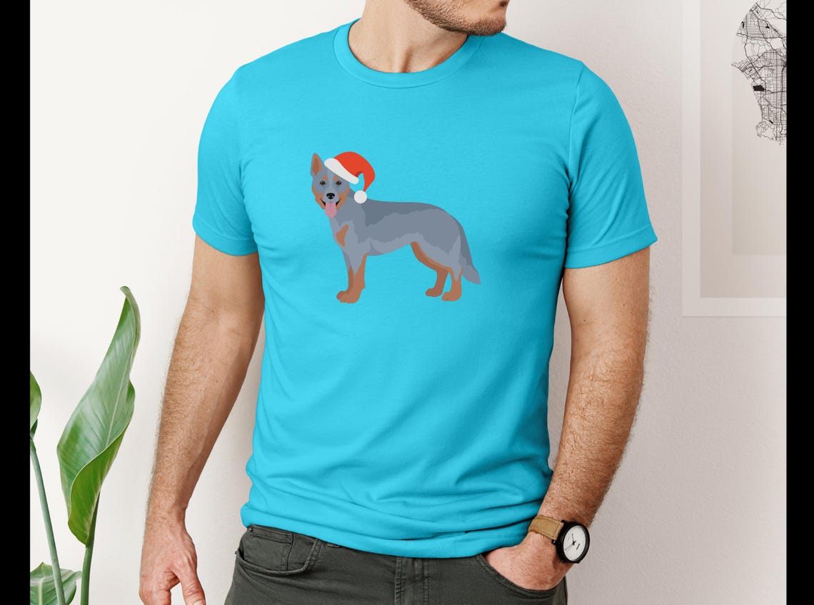Blue Heeler Shirt, Blue Heeler Christmas, Red Heeler, Blue Heeler ...