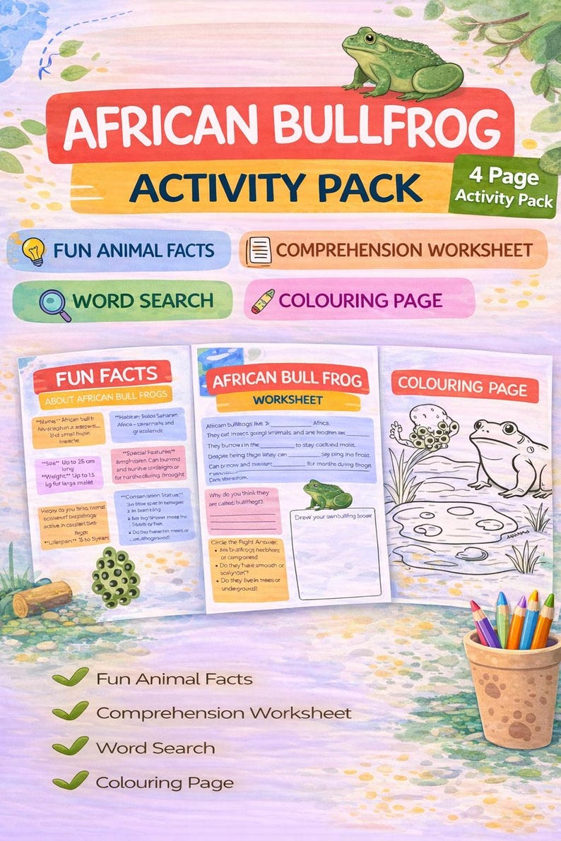 Frog Activity Pack | Amphibian Worksheet for Kids | KS2 Science ...