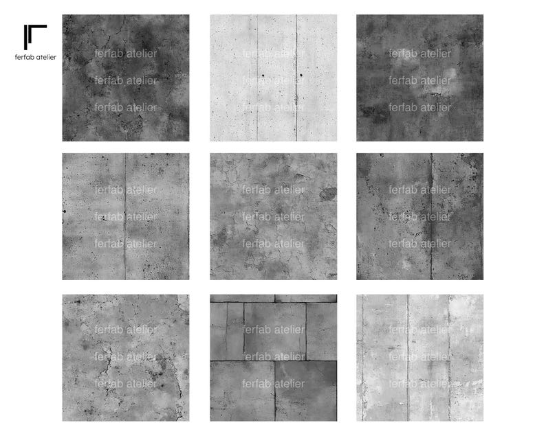 Concrete Textures - High Resolution - Etsy