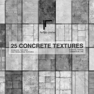 Concrete Textures - High Resolution - Etsy