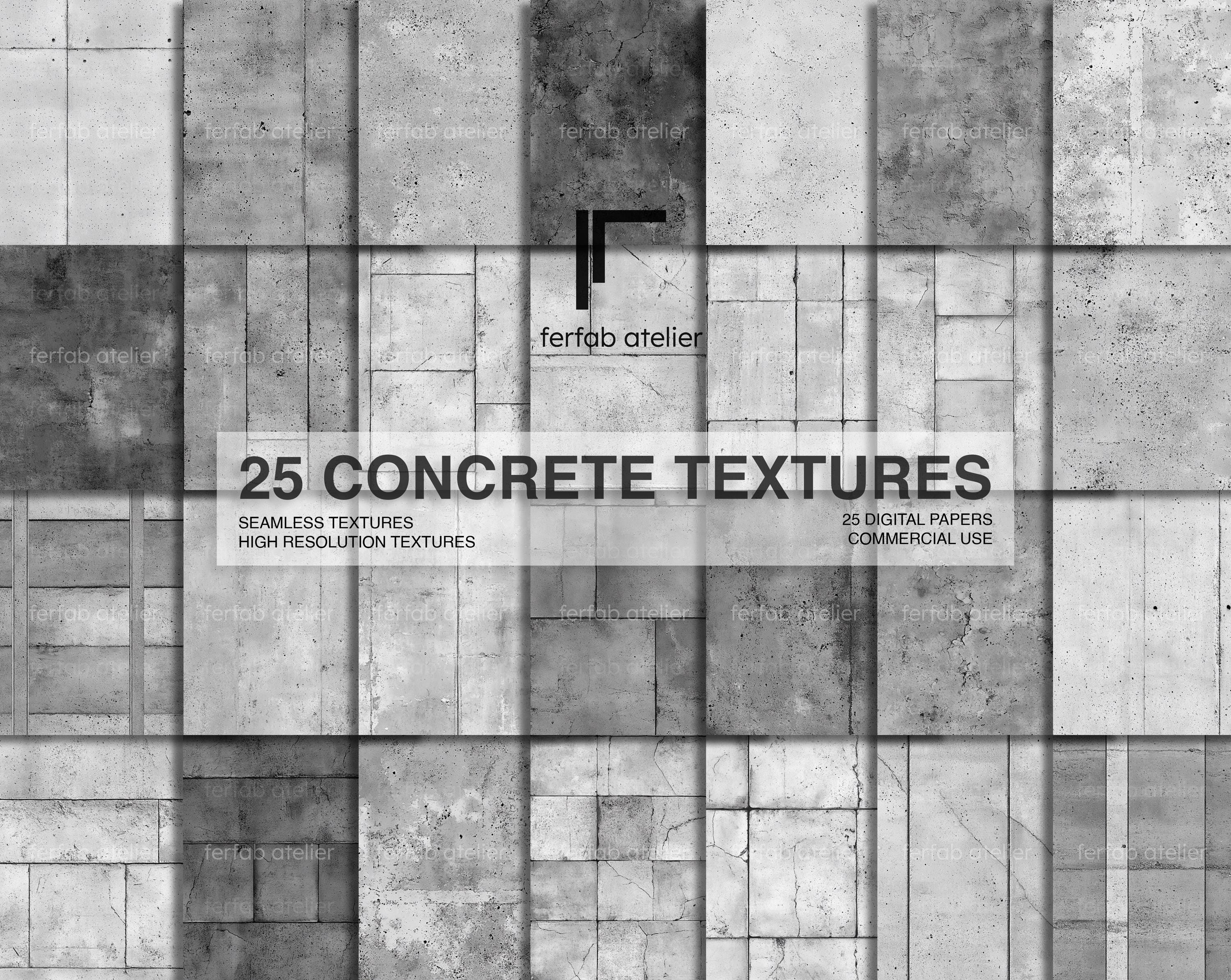 Concrete Textures - High Resolution - Etsy