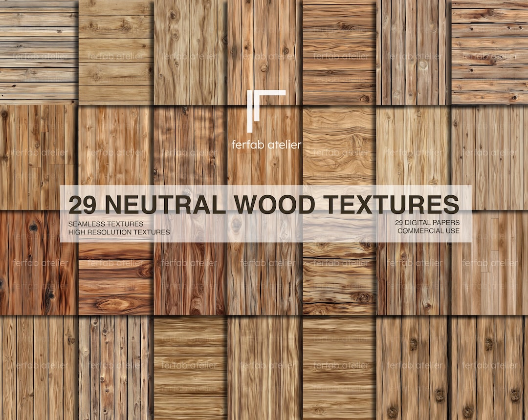Neutral Wood Textures - Seamless High Definition Textures - Etsy