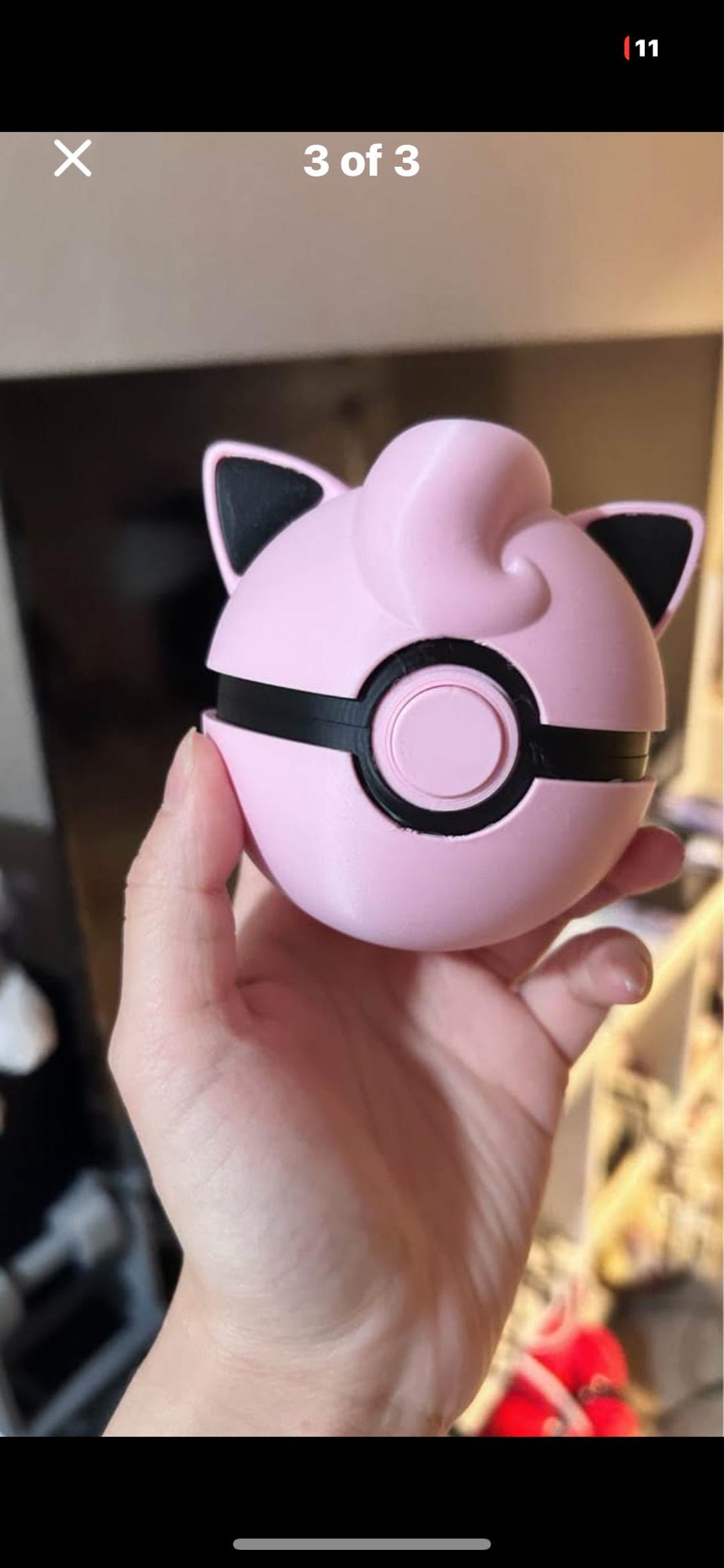 Jigglypuff (pokémon) Ball Nintendo Switch Cartilage Holder/jewelry Box ...