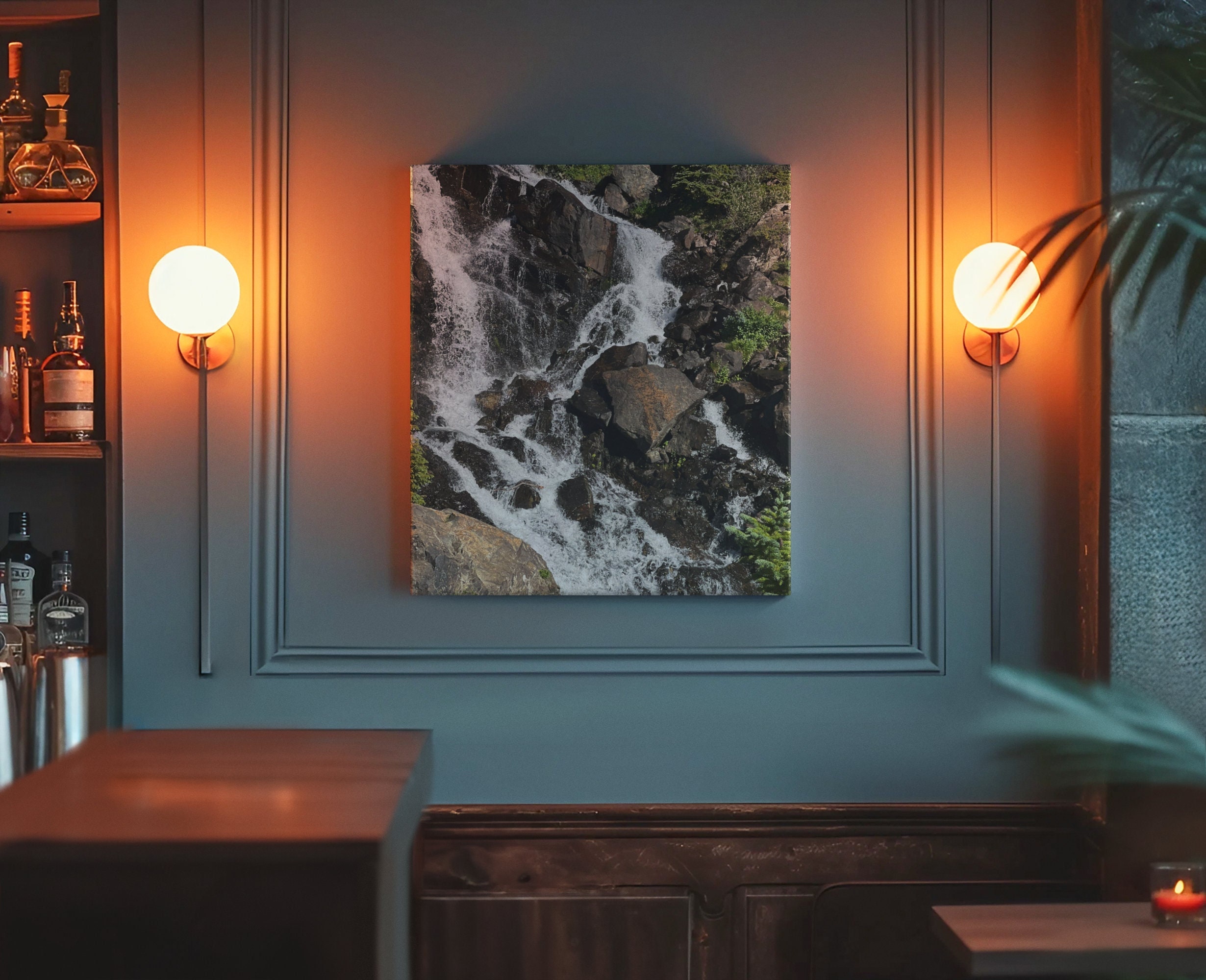 Waterfall Printable Art, Waterfall Decor, Printable Waterfall Art ...