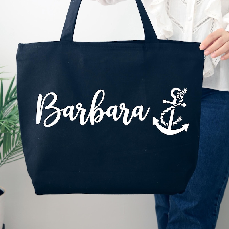 Custom Nautical Beach Bag - Etsy