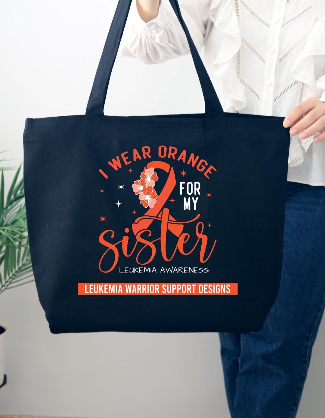 Leukemia Cancer Tote Bag, Cancer Team Bag, Cancer Support Gifts ...