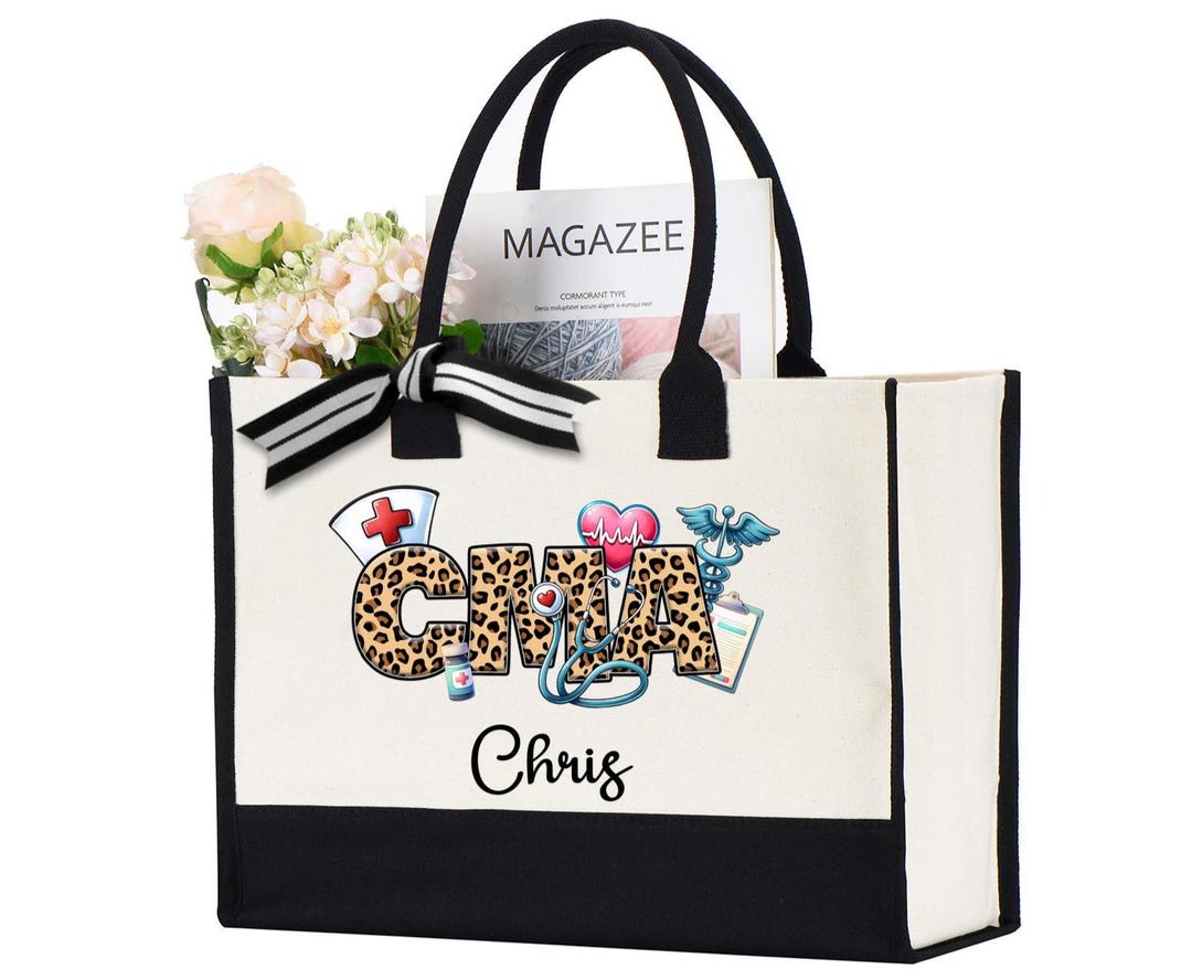 Custom CMA Tote Bag, CMA Bag, Personalized CMA Nurse Gif, Nursing Gift ...