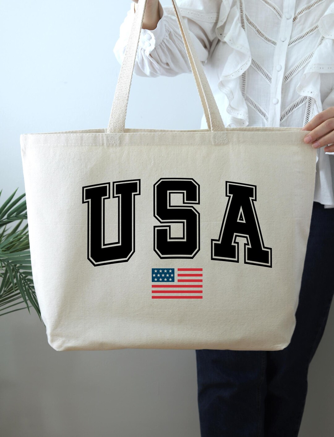 USA Flag Tote Bag, Patriotic Bag, American Flag Bag, USA Flag Bag, 4th ...