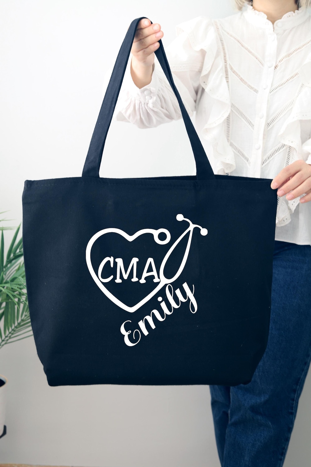 Custom CMA Tote Bag, Personalized CMA Nurse Gift, Nursing School Gift ...