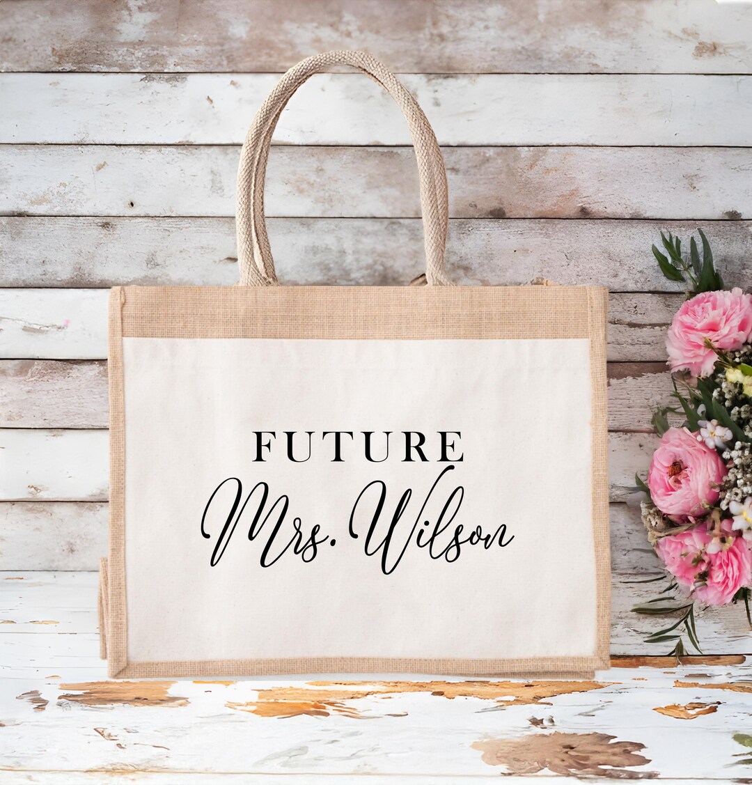 Custom Future Mrs Tote Bag, Custom Mrs Bag, Bride Gift Bag ...