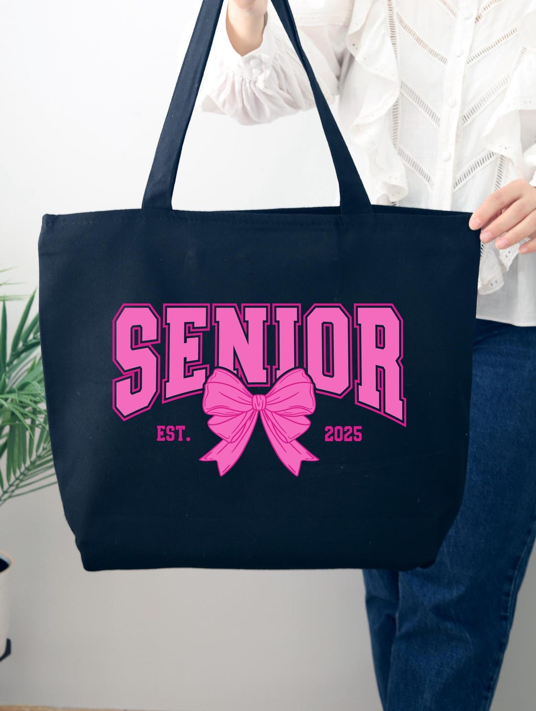 Custom Senior Tote Bag, Personalized Senior 2025, 2025 Seniors Bag ...