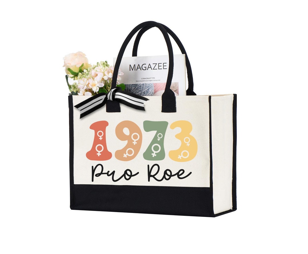 Pro Roe 1973 Tote Bag, Women's Rights Gift, Feminist Bag, Women Rights ...