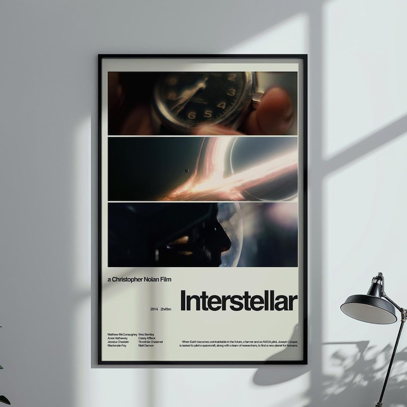 Interstellar Movie Poster - Etsy