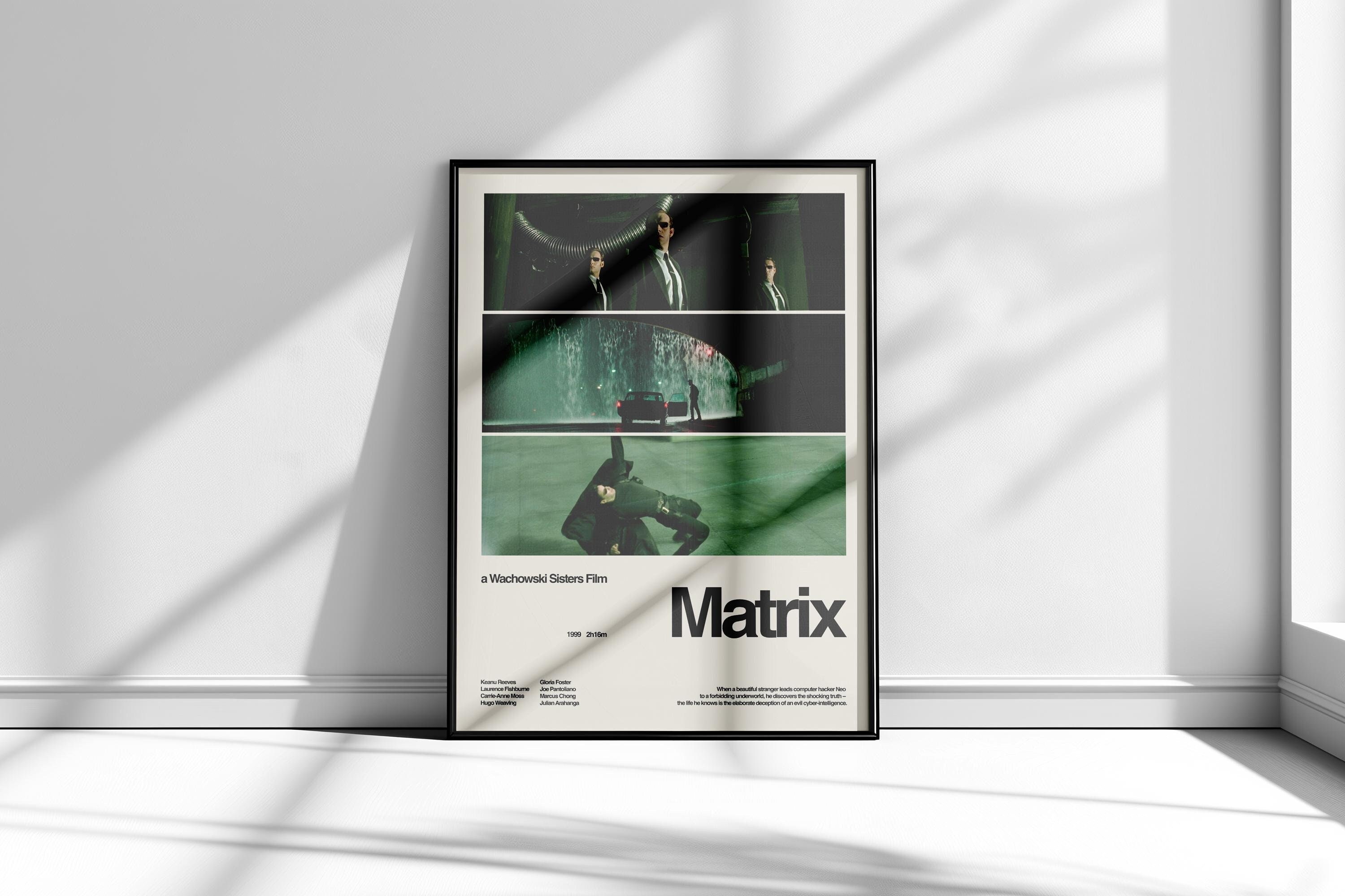 Matrix, Matrix Poster, Sci-fi Movie Wall Art, Matrix Trilogy Print ...