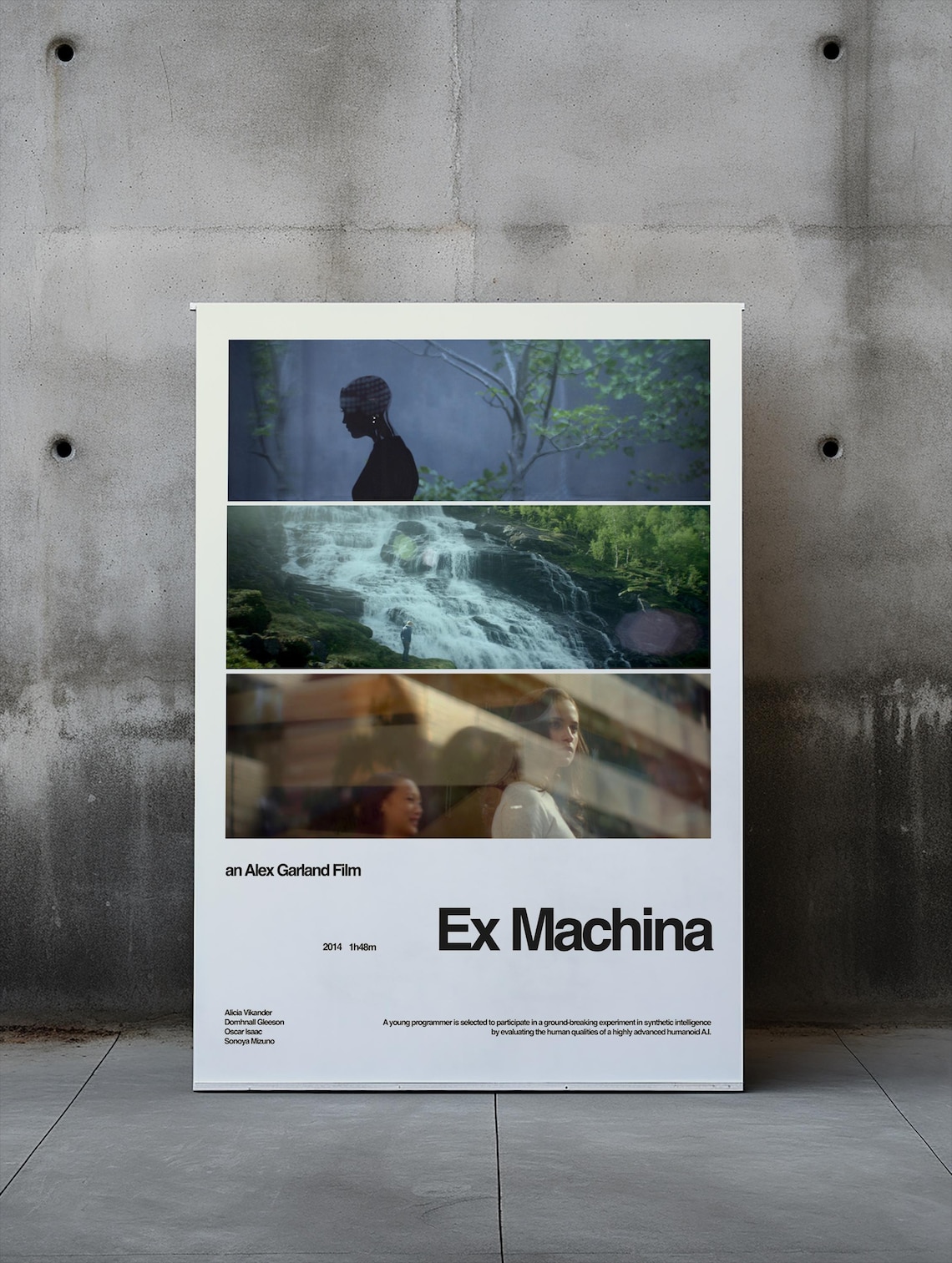 Ex Machina, Ex Machina Poster, A24 Sci-fi Wall Art, Minimalist Movie Print, Retro Film Poster ...