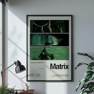 Matrix, Matrix Poster, Sci-fi Movie Wall Art, Matrix Trilogy Print ...